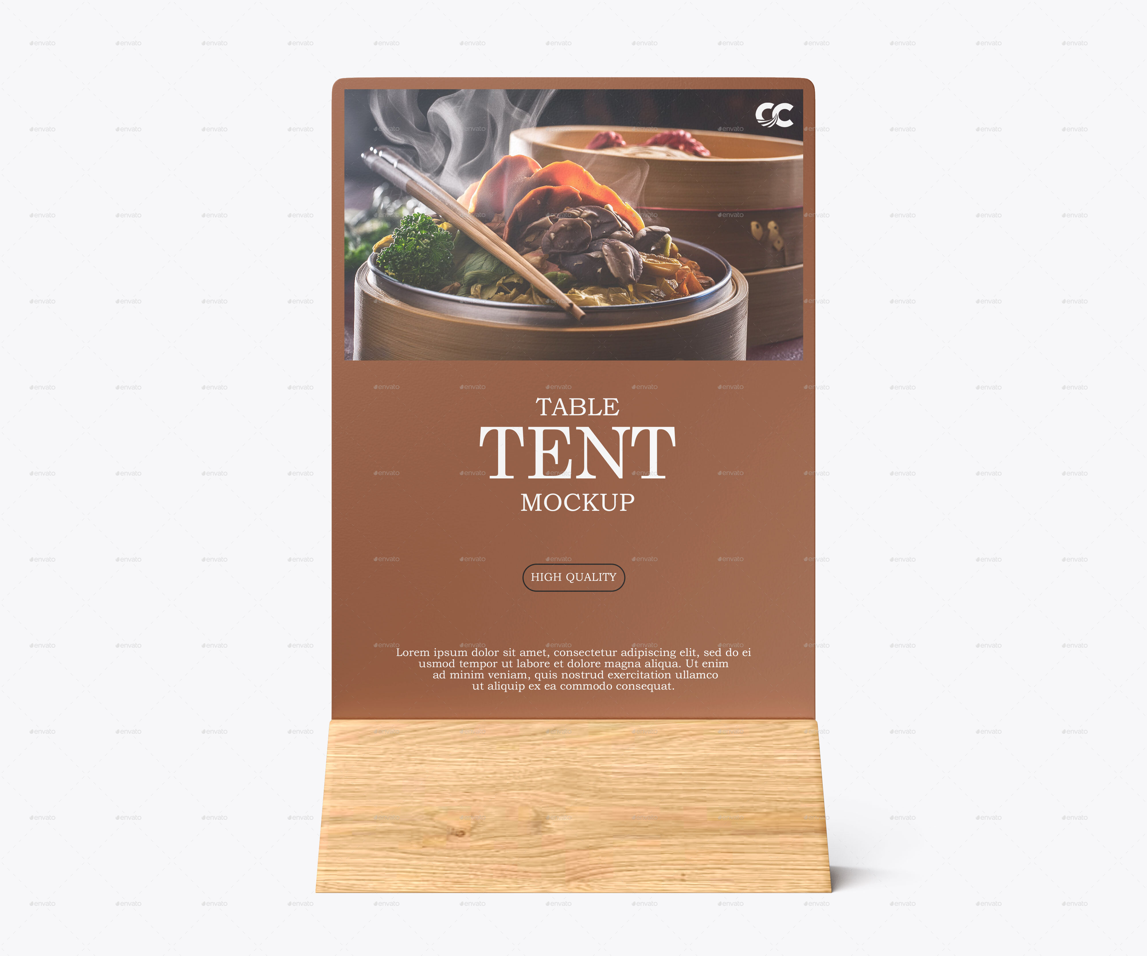 Table Tents Mock-up Template, Graphics | GraphicRiver